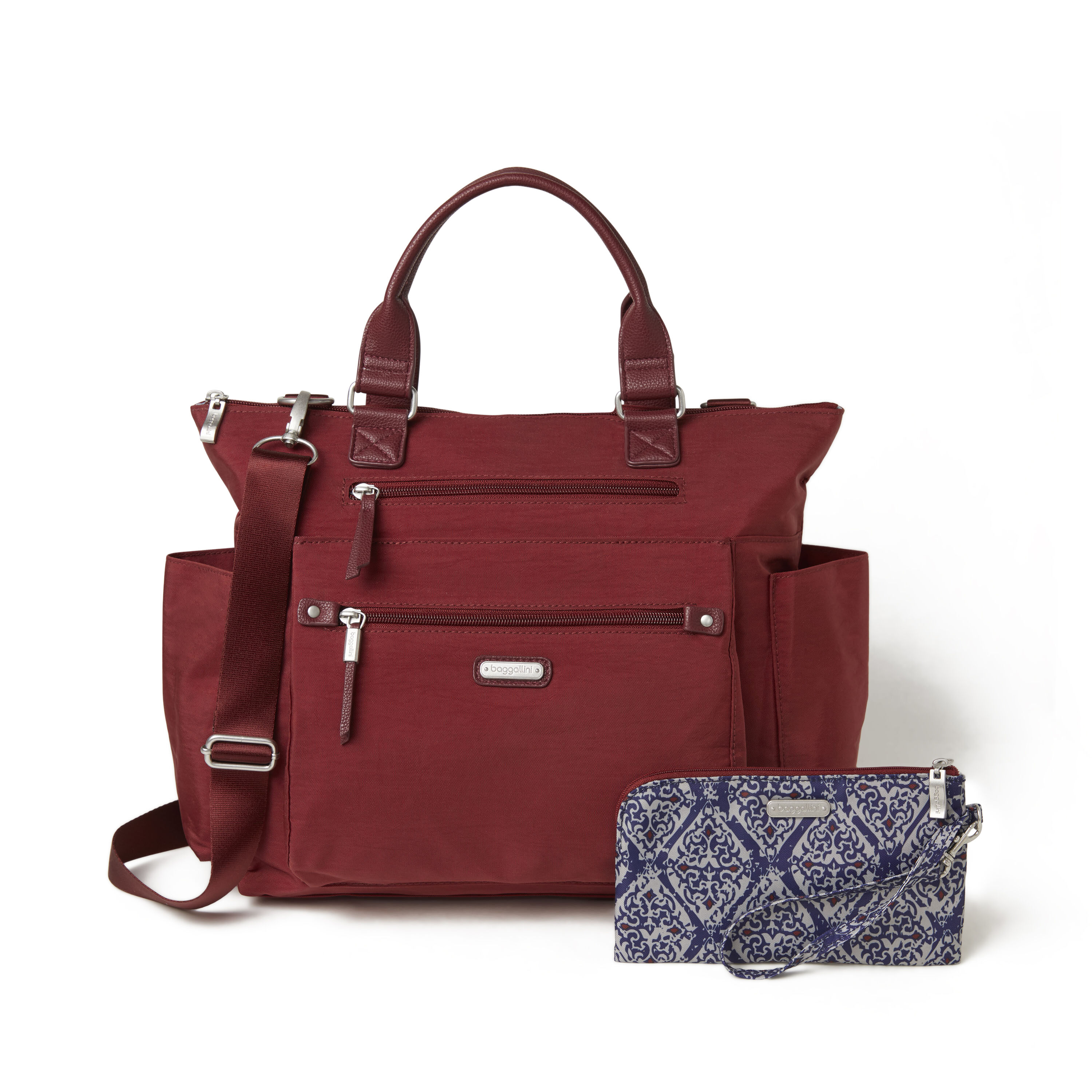 3-In-1 Convertible Backpack With RFID Phone Wristlet