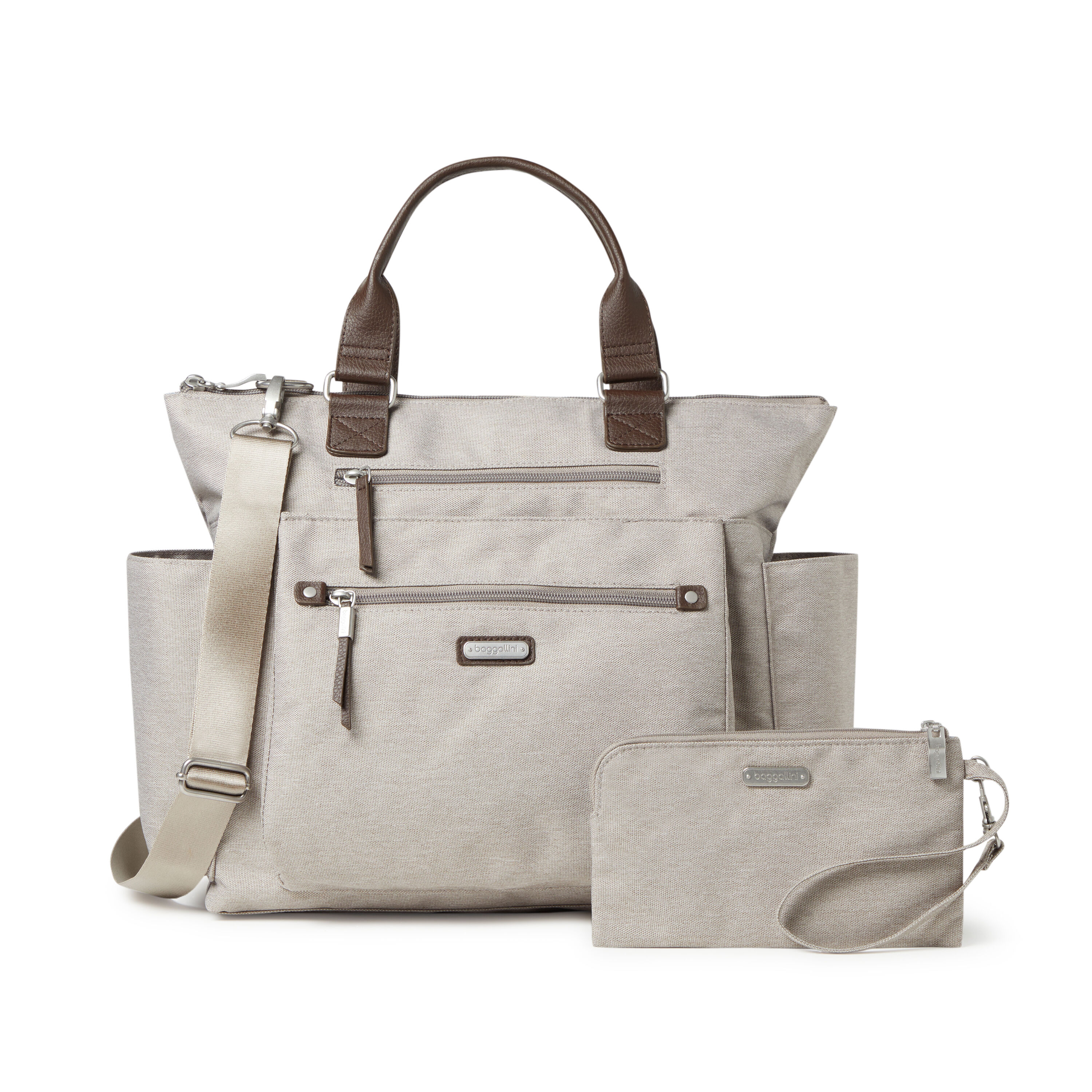 3-In-1 Convertible Backpack With RFID Phone Wristlet